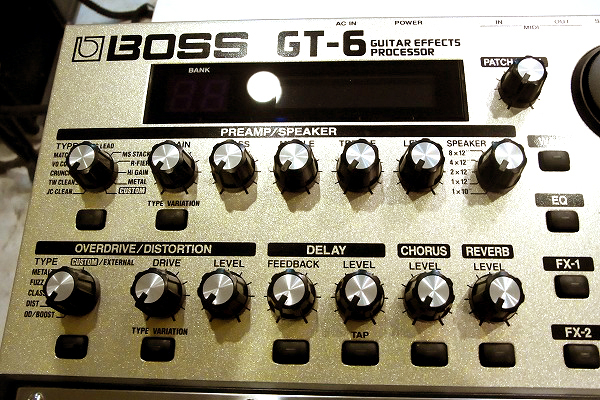 BOSS GT-6 GUITAR EFFECTS PROCESSOR マルチ・エフェクター - Teenarama! Used Guitar ...